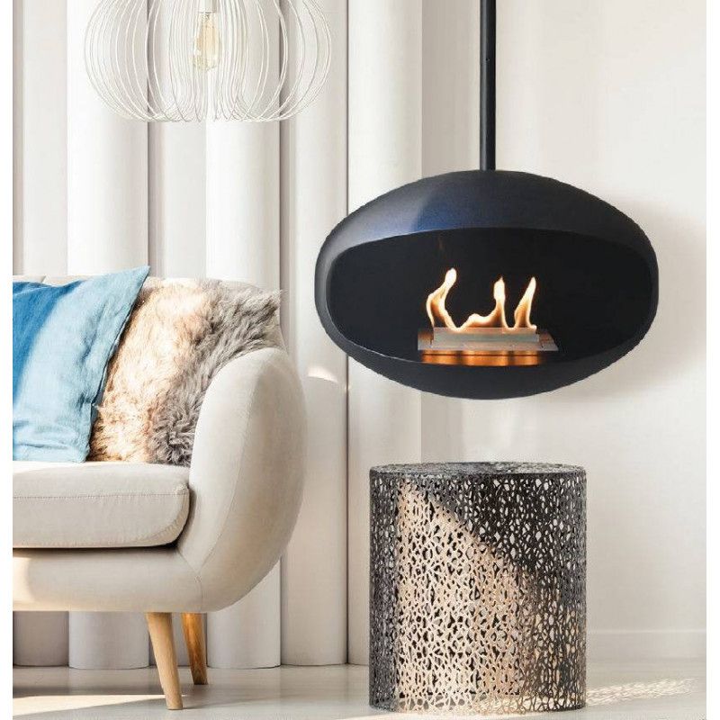 Cheminée suspendue bio-éthanol - AERIS - Coccon Fires