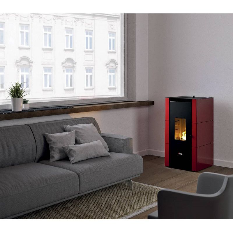 Poêle granulés Cristal 7kw Cadel - ref:7025042 - Rapport qualité/prix