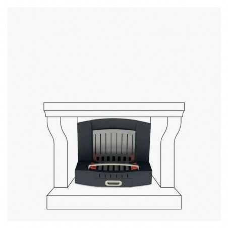 Insert ouvert pour cheminée - Finoptim